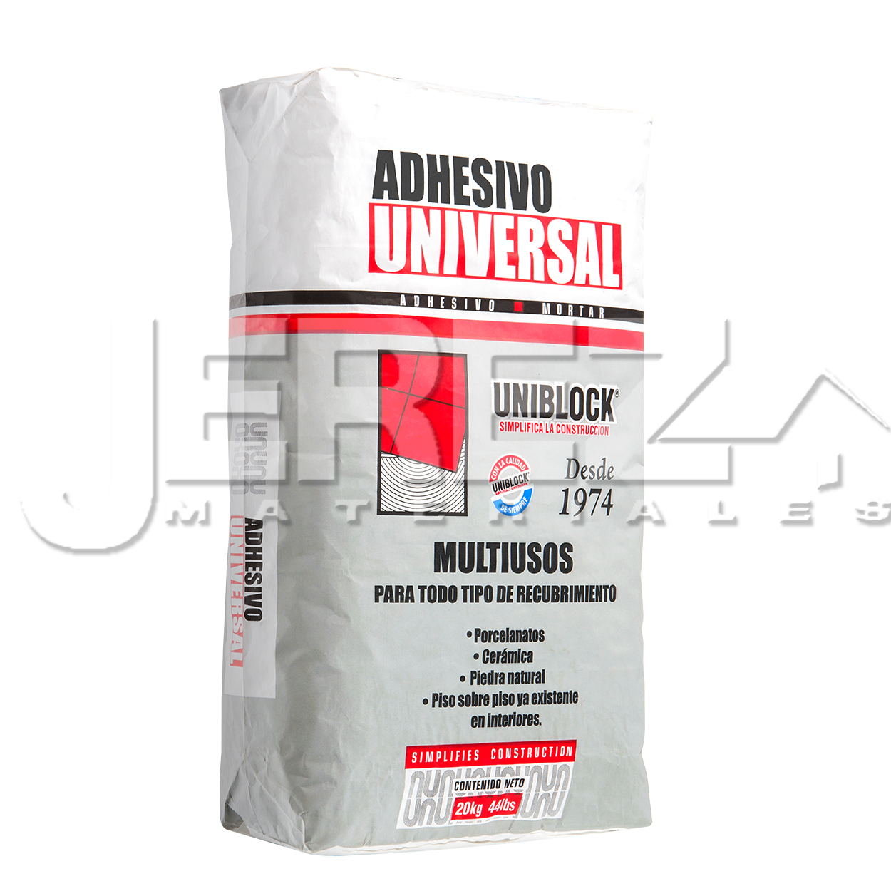 Adhesivo Universal Uniblock 20 Kg | Materiales Jerez