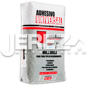 Adhesivo Universal Uniblock 20 Kg - Construrama Jerez